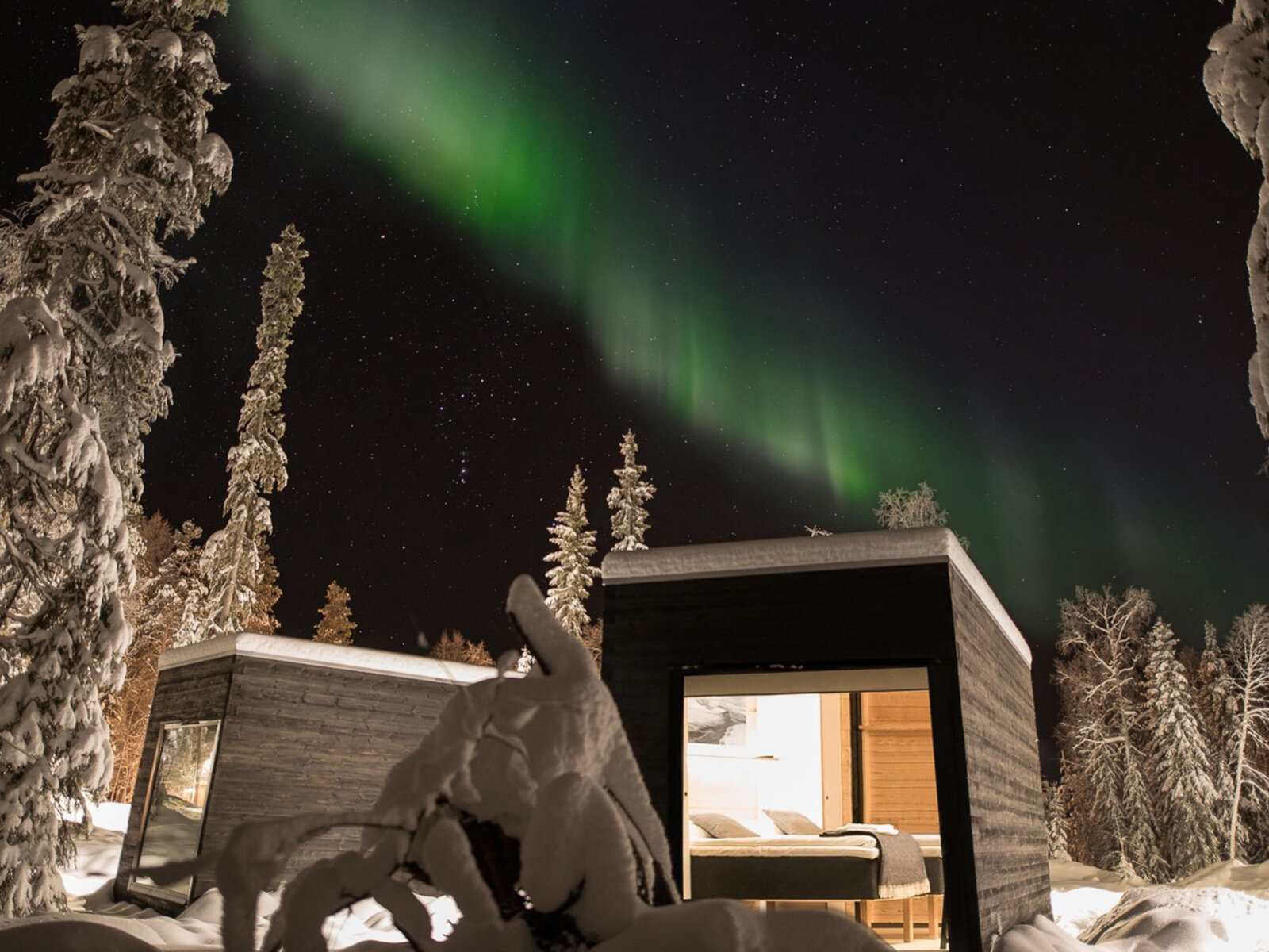 Hotel Standort Rundreise Lappland - Vaattunki Wilderness Resort in ...